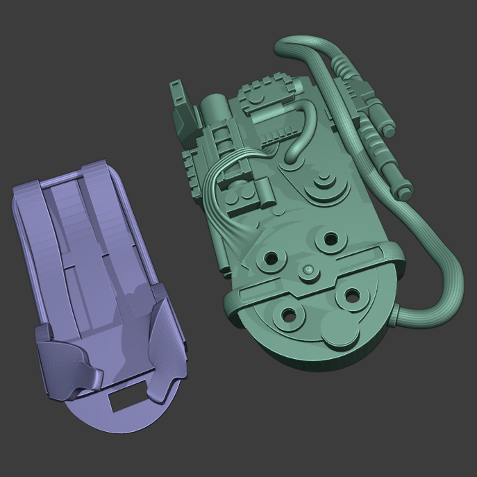 Free STL file Proton Pack with lights (・3D printer design to download・Cults