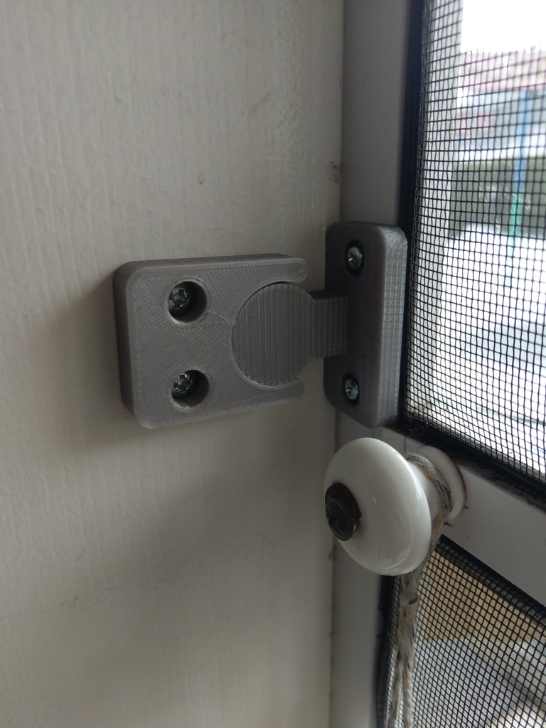 Free 3D file Snap-lock (for garden door)・3D printer design to download ...