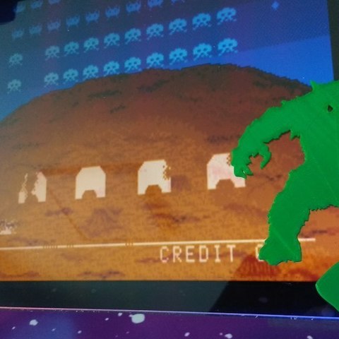 Download free STL file Space_Invader_Monster • Object to 3D print ・ Cults