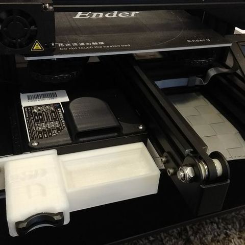 Download free STL file Ender 3 SD card front loading bracket • 3D ...