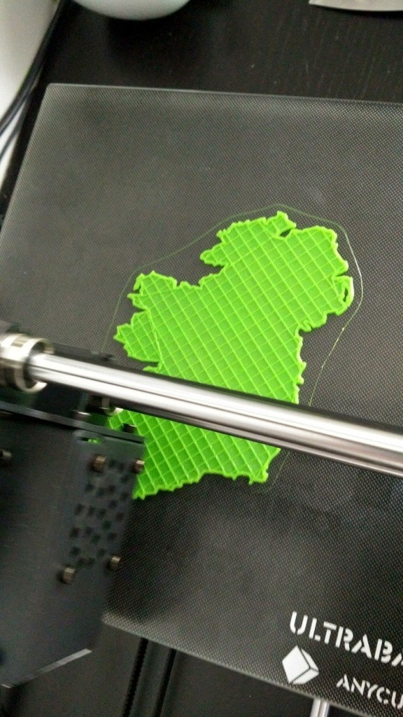 Free STL file Ireland Map 🇮🇪・Design to download and 3D print・Cults