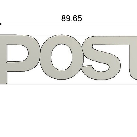 Download free STL file Post sign ・ Cults