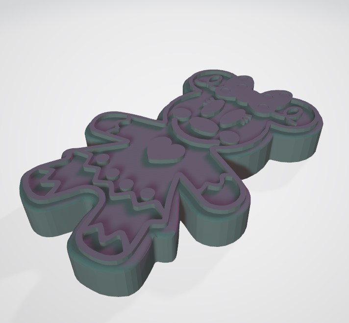 STL file Minnie gingerbread disney disneyland paris DLP noel mickey・3D ...