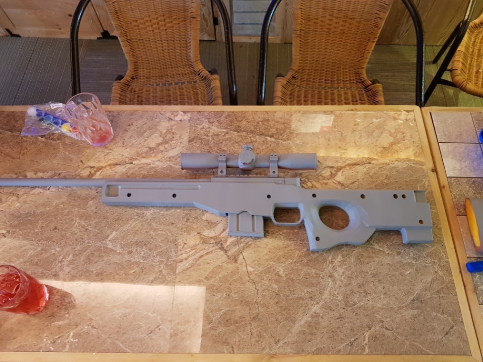 3D file PUBG AWP・Template to download and 3D print・Cults