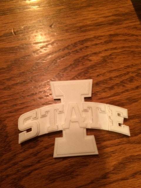 Free STL file Iowa State Logo・3D printing design to download・Cults