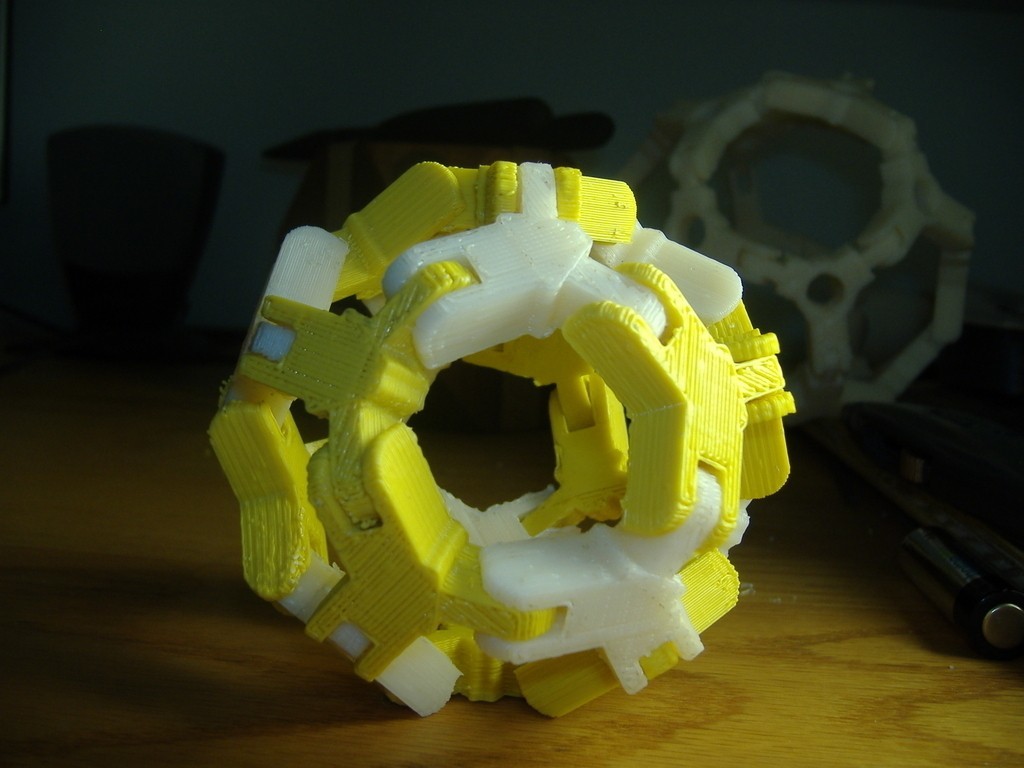 Download free STL file Mini snap-together polyhedron verticies • Model ...