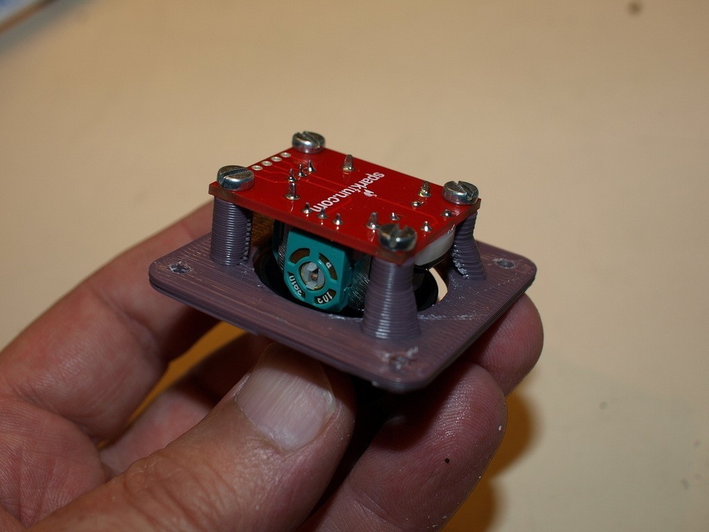Free STL file Sparkfun joystick mount・3D printing idea to download・Cults