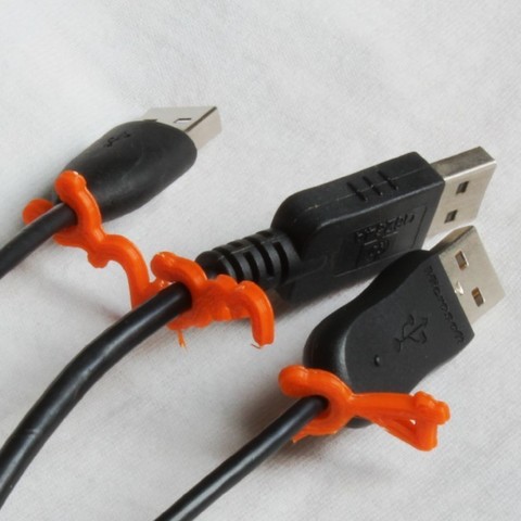 Download free 3D printing models USB cable clip tags ・ Cults