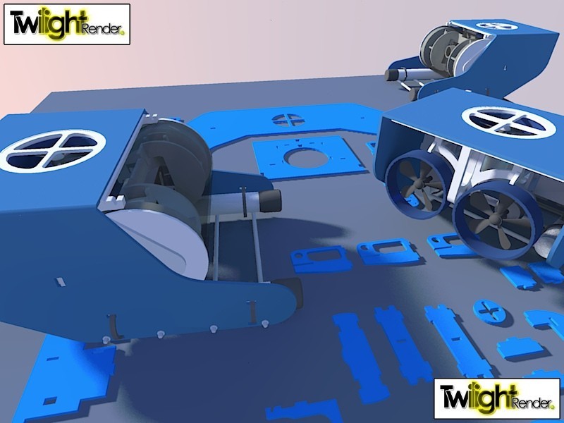 Free STL file OpenROV Underwater Robot 🤖・3D printer design to download ...