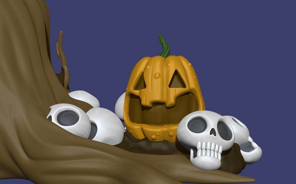 Free STL file Haunted Tree・3D printable model to download・Cults