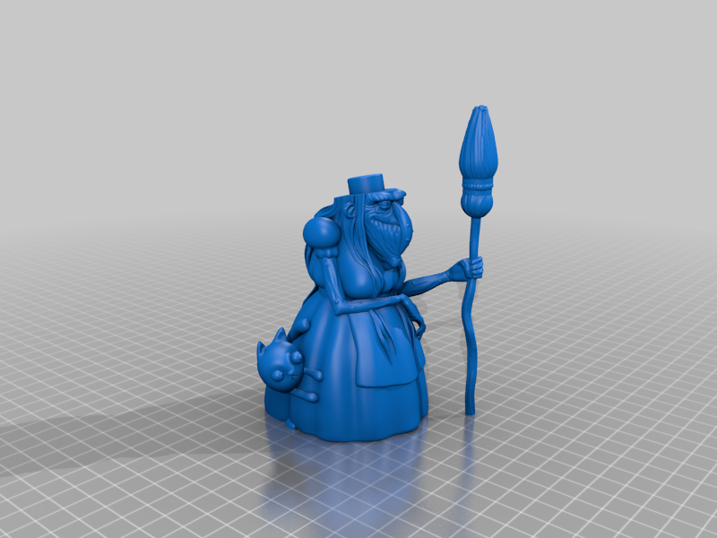 Free STL file The Witch・Object to download and to 3D print・Cults