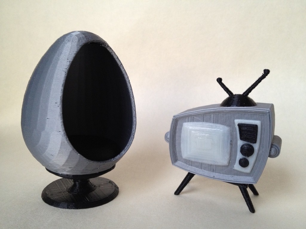 Free STL file Retro Television 📺・3D printable model to download・Cults