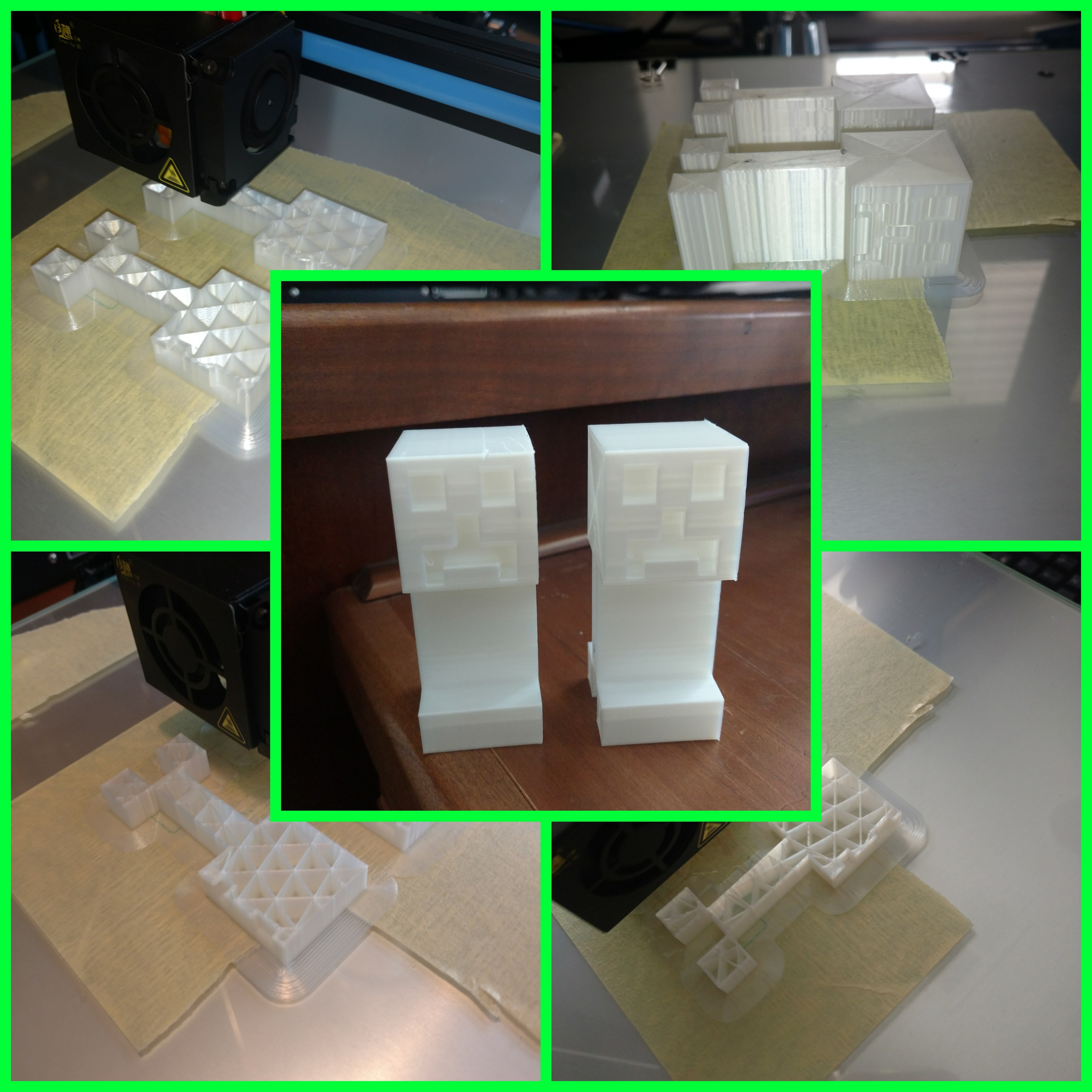 3D printing Minecraft creeper • made with Creality CR-10S・Cults