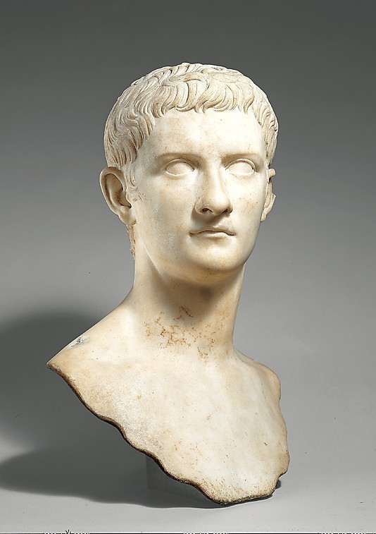 Free STL file Marble portrait bust of the emperor Gaius, known as ...