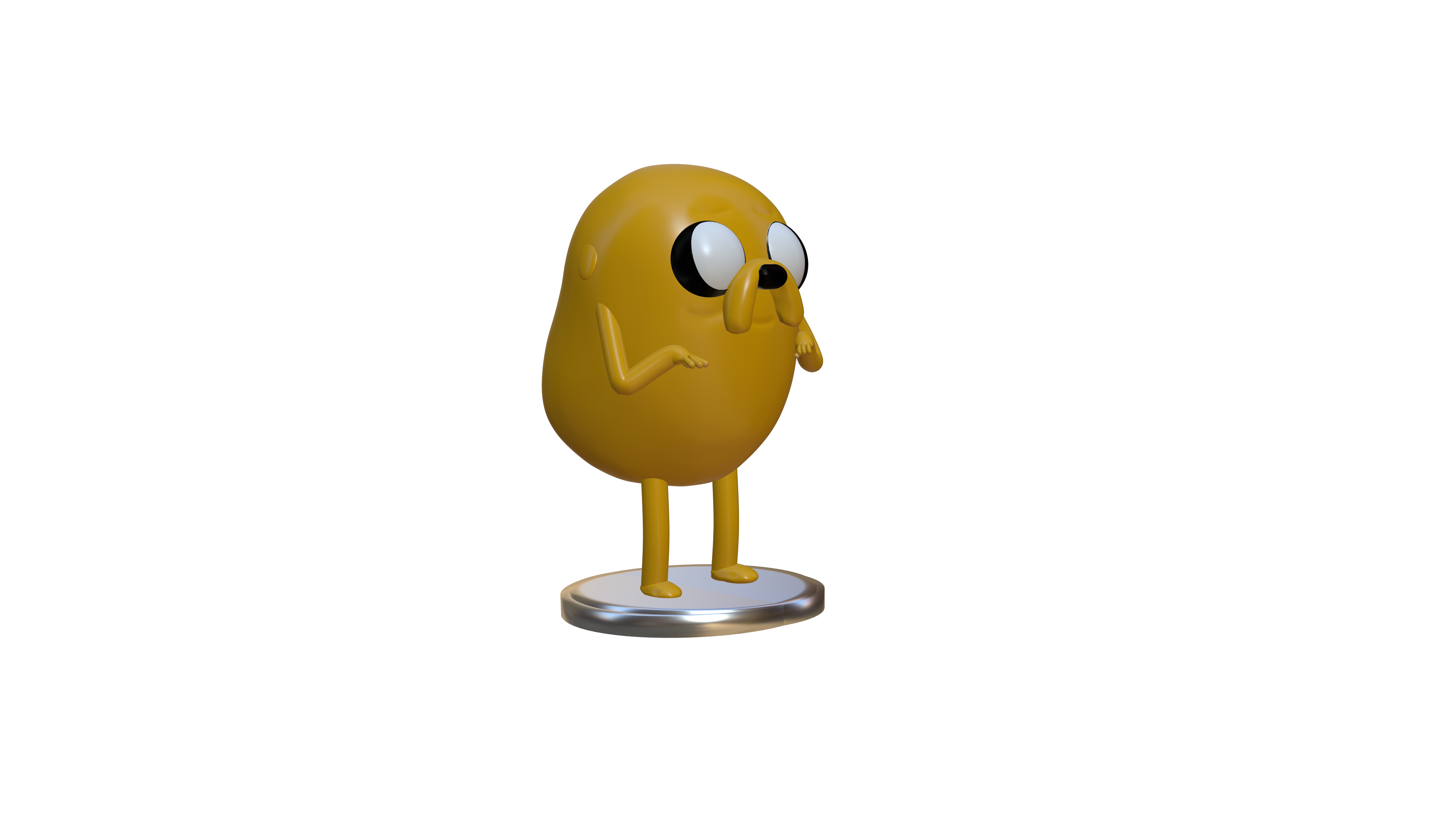 Archivo STL Jake El perro de la aventura・Objeto de impresión 3D para ...
