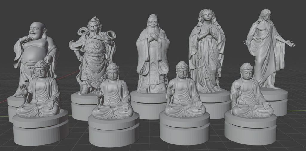 Free STL file Biblical Chess Set・Object to download and to 3D print・Cults