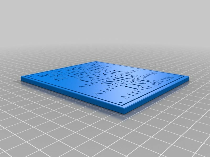 Free STL file Best Friends Plaque・3D printing model to download・Cults
