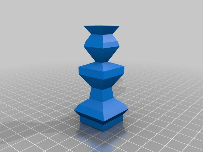 Free STL file Geometric Chess Set・3D printing model to download・Cults