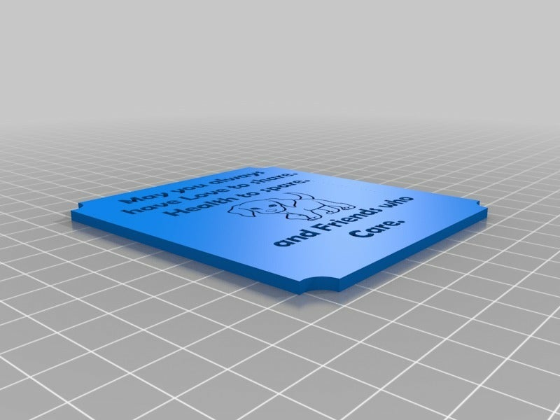 Free STL file Friend Plaque・3D printer design to download・Cults