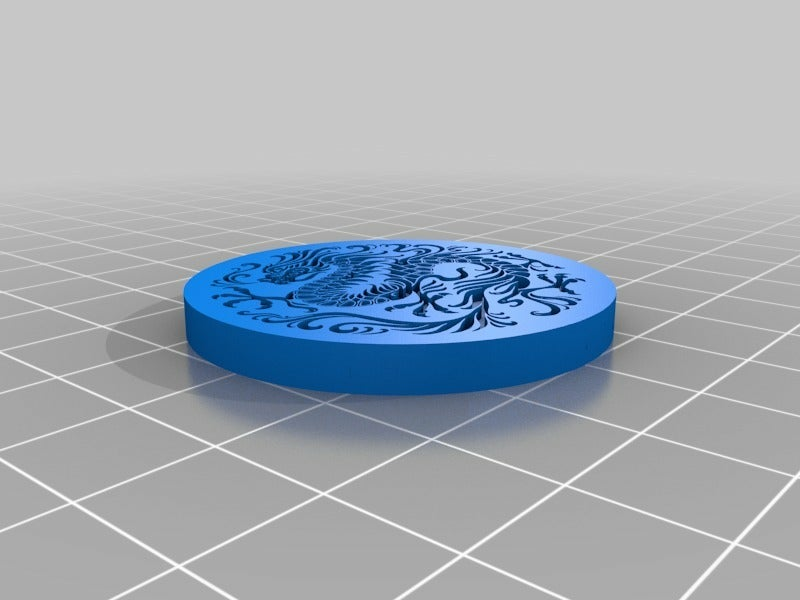 Free STL file Dragon Coaster・3D print design to download・Cults