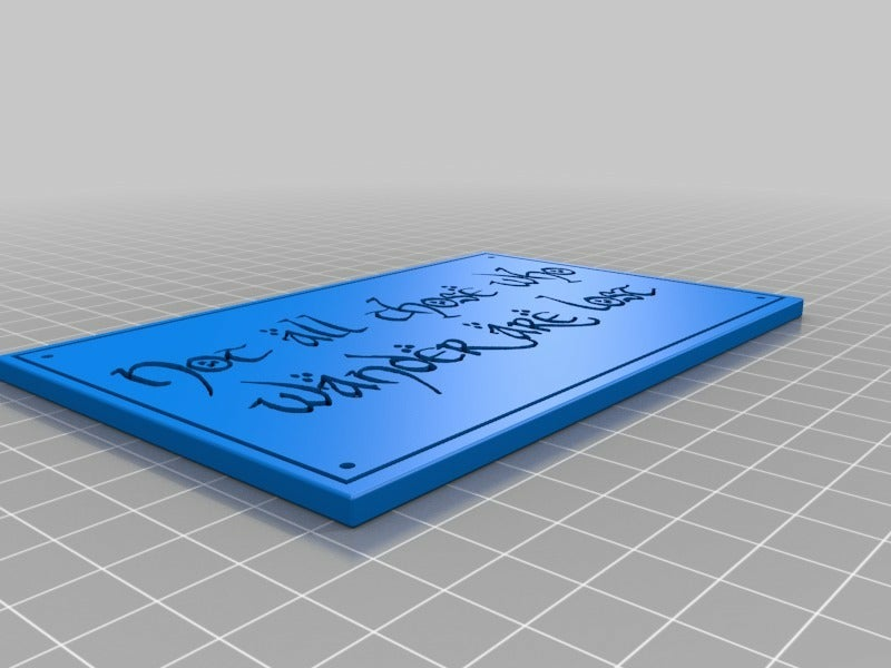 Free STL file Wander Plaque 👾・3D printer design to download・Cults