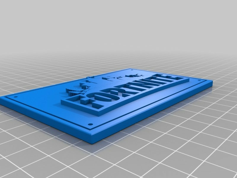 Free STL file Fortnite Plaque・3D printer model to download・Cults