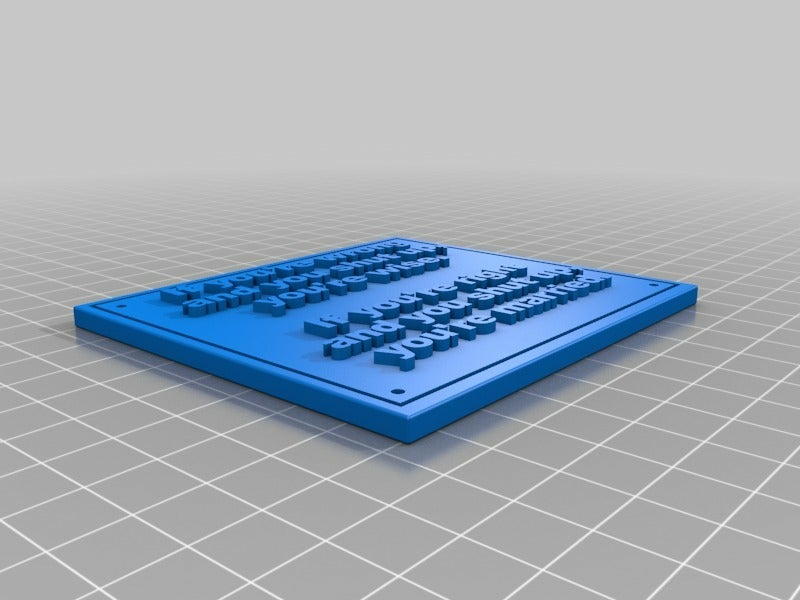 Free STL file Married Plaque・3D print design to download・Cults