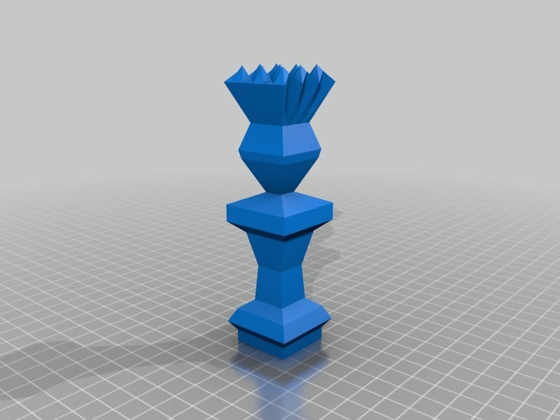 Free STL file Geometric Chess Set・3D printing model to download・Cults