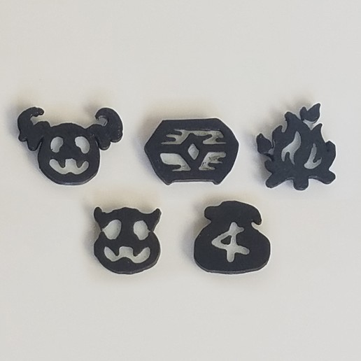 Download free STL files Slay the Spire Map Icon Magnets ・ Cults