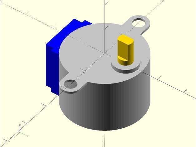 Free STL file The Ultimate Stepper Motor 28BYJ-48 Model 👽・3D printable ...