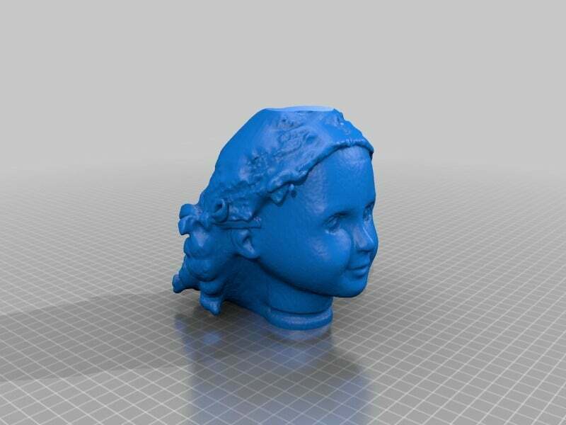 Free STL file Generic Dolls Head・3D printable model to download・Cults