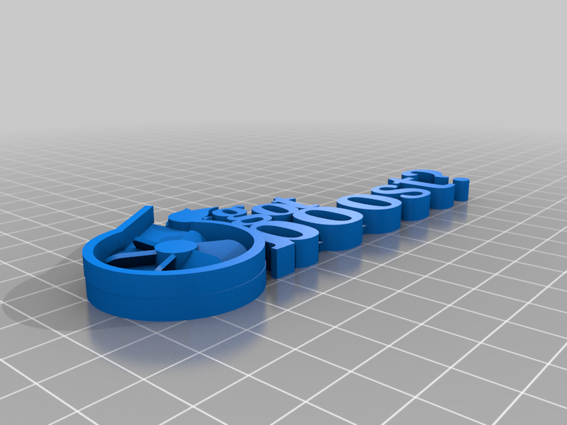 Free 3D file Got Boost Turbo Badge・3D printing template to download・Cults