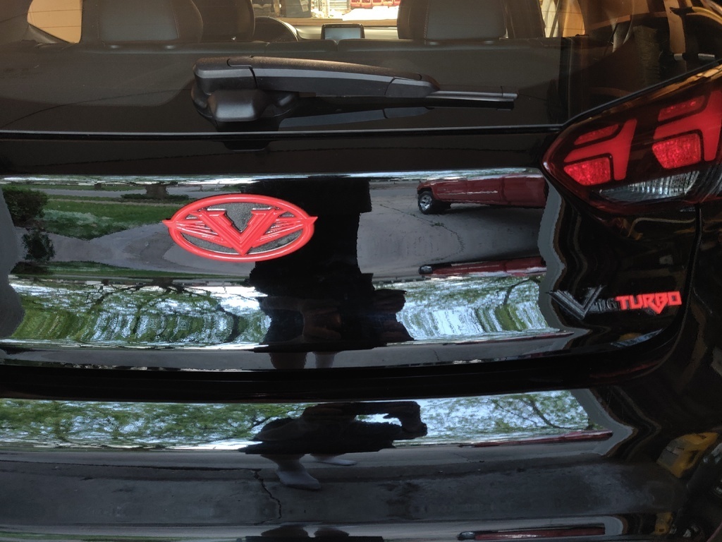 Free 3D file Veloster Gen 2 Rear Badge・3D printing model to download・Cults