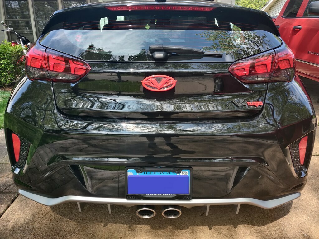Free 3D file Veloster Gen 2 Rear Badge・3D printing model to download・Cults