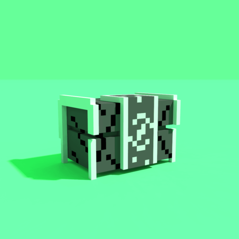 Download STL Pixel Fantasy Chest ・ Cults