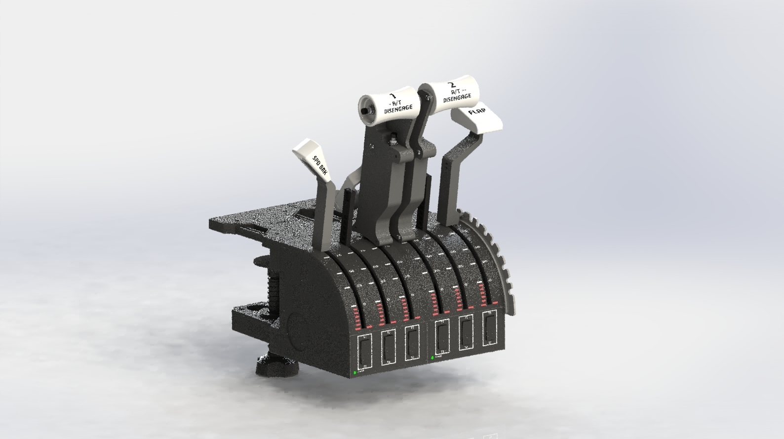 Download STL file BOEING 737 THROTTLE HANDLES FOR SAITEK PRO FLIGHT v2 ...