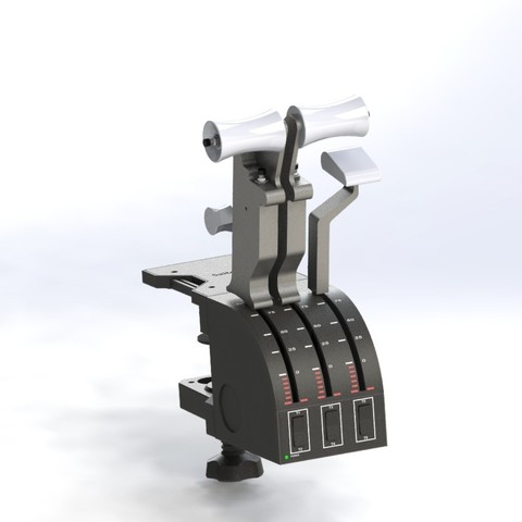 Download 3D printer designs Boeing 737 throttle handles for saitek pro ...