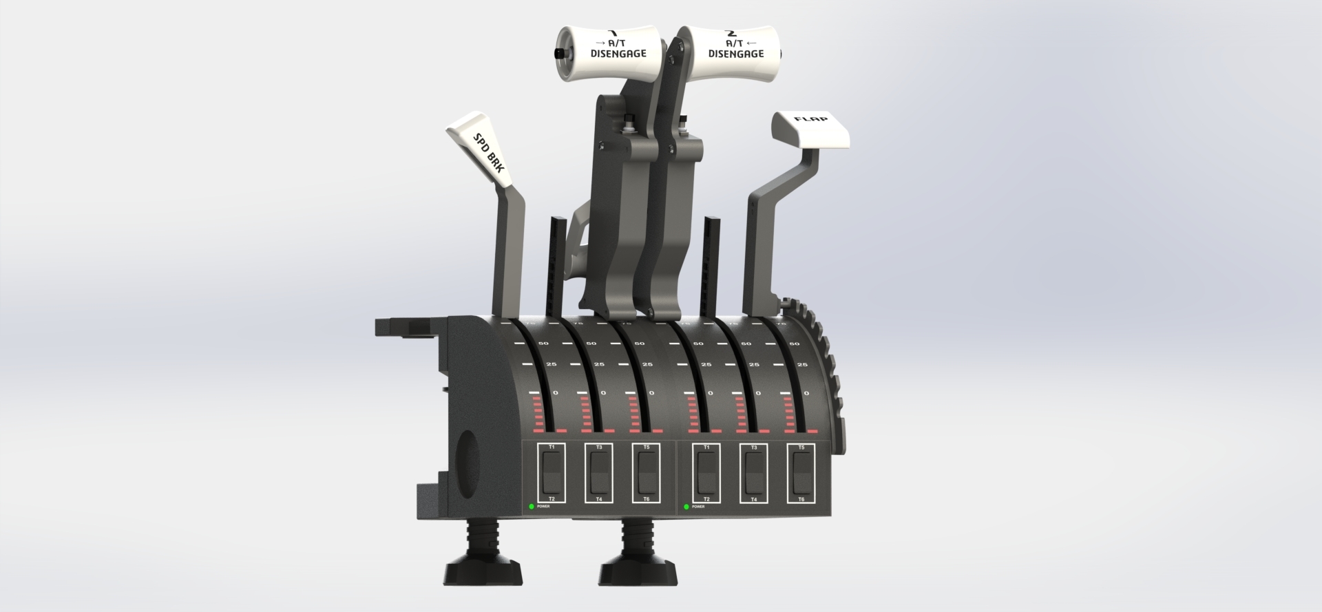 Download STL file BOEING 737 THROTTLE HANDLES FOR SAITEK PRO FLIGHT v2 ...