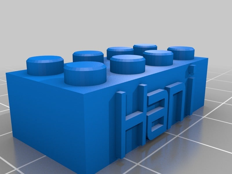 Free STL file Lego Block Hani・3D printable object to download・Cults