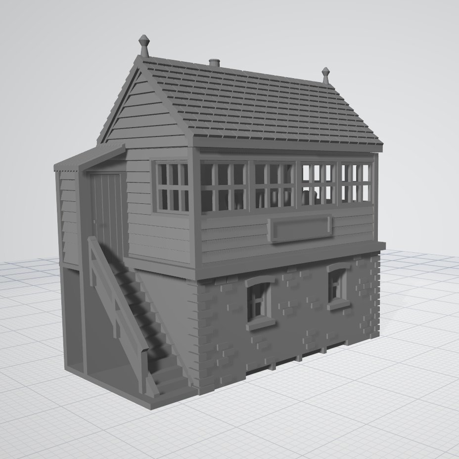 STL file Signal Box 'N' Gauge・3D printing template to download・Cults