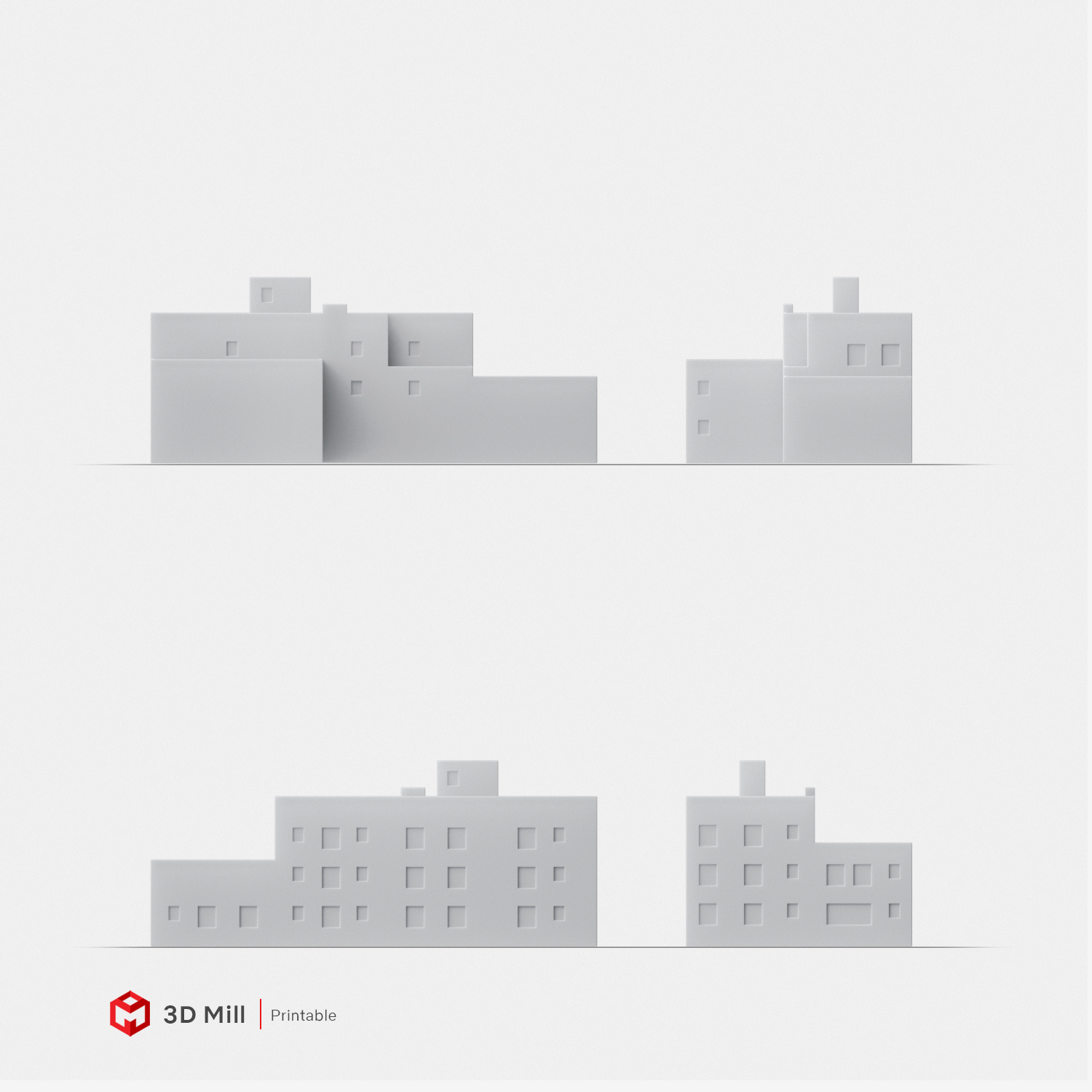 Free STL file 3D Print miniature building RB-US-NY-047・3D printable ...