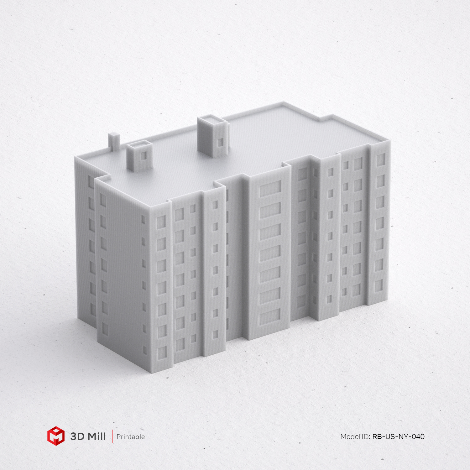 Free STL file 3D Print miniature building RB-US-NY-040・3D printing ...