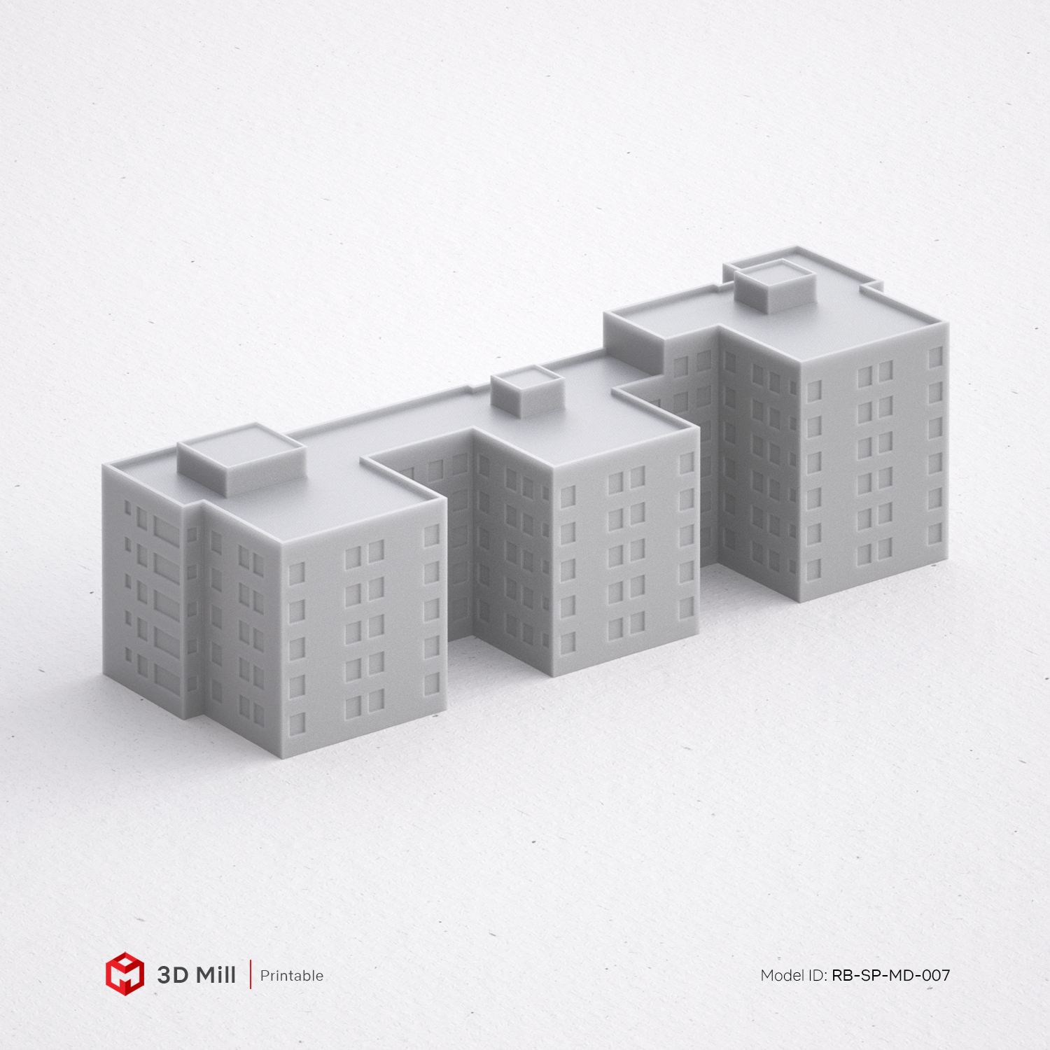 STL file 3D Print miniature building RB-SP-MD-007・3D printable model to ...