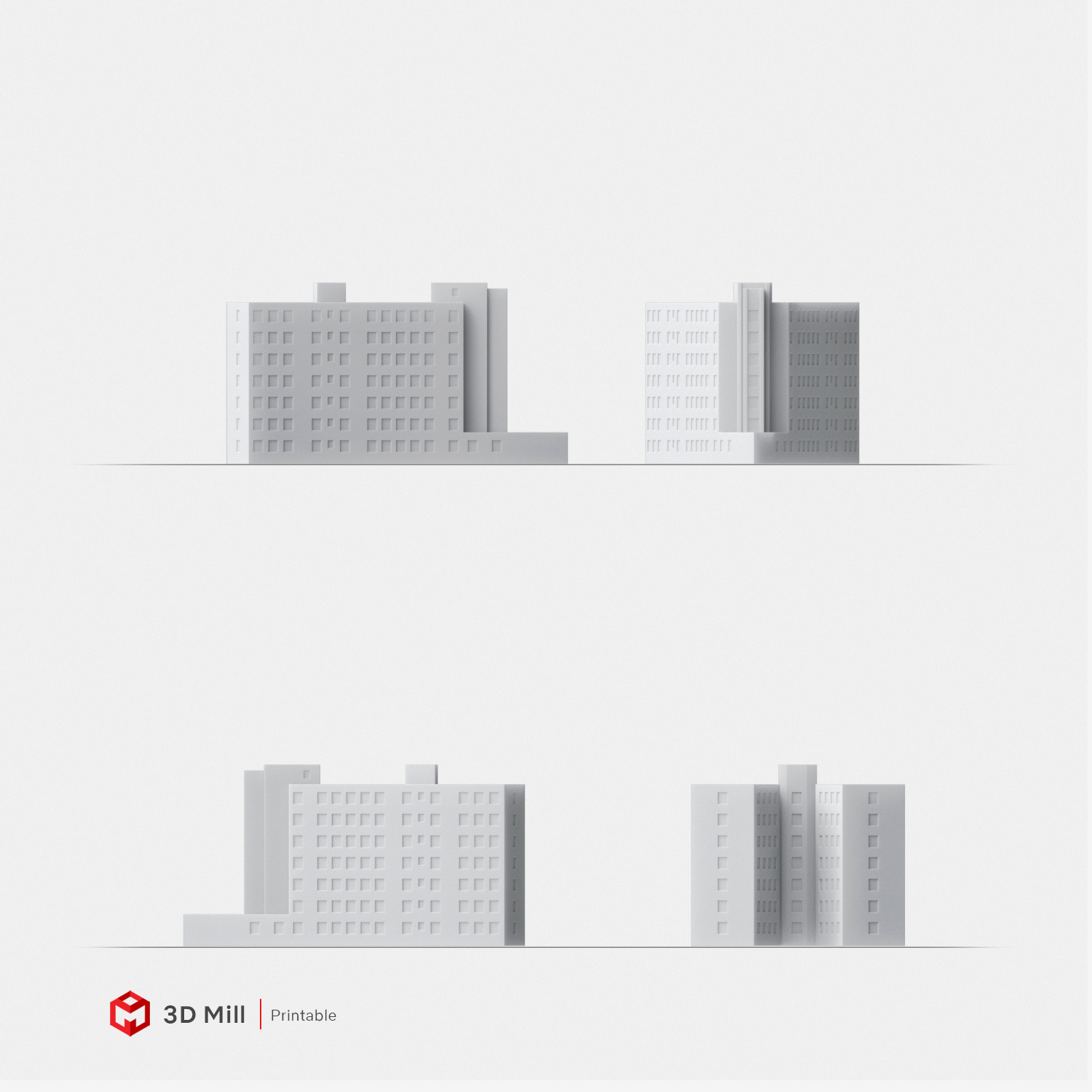 STL file 3D Print miniature building RB-SP-MD-010・3D printer design to ...