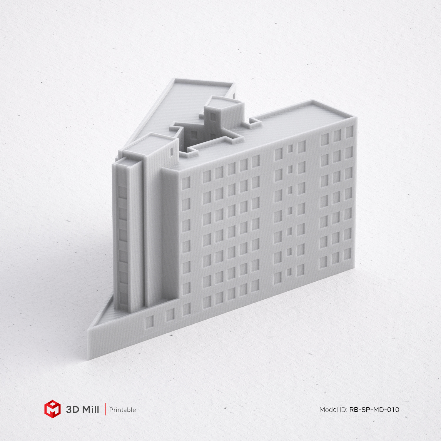 STL file 3D Print miniature building RB-SP-MD-010・3D printer design to ...
