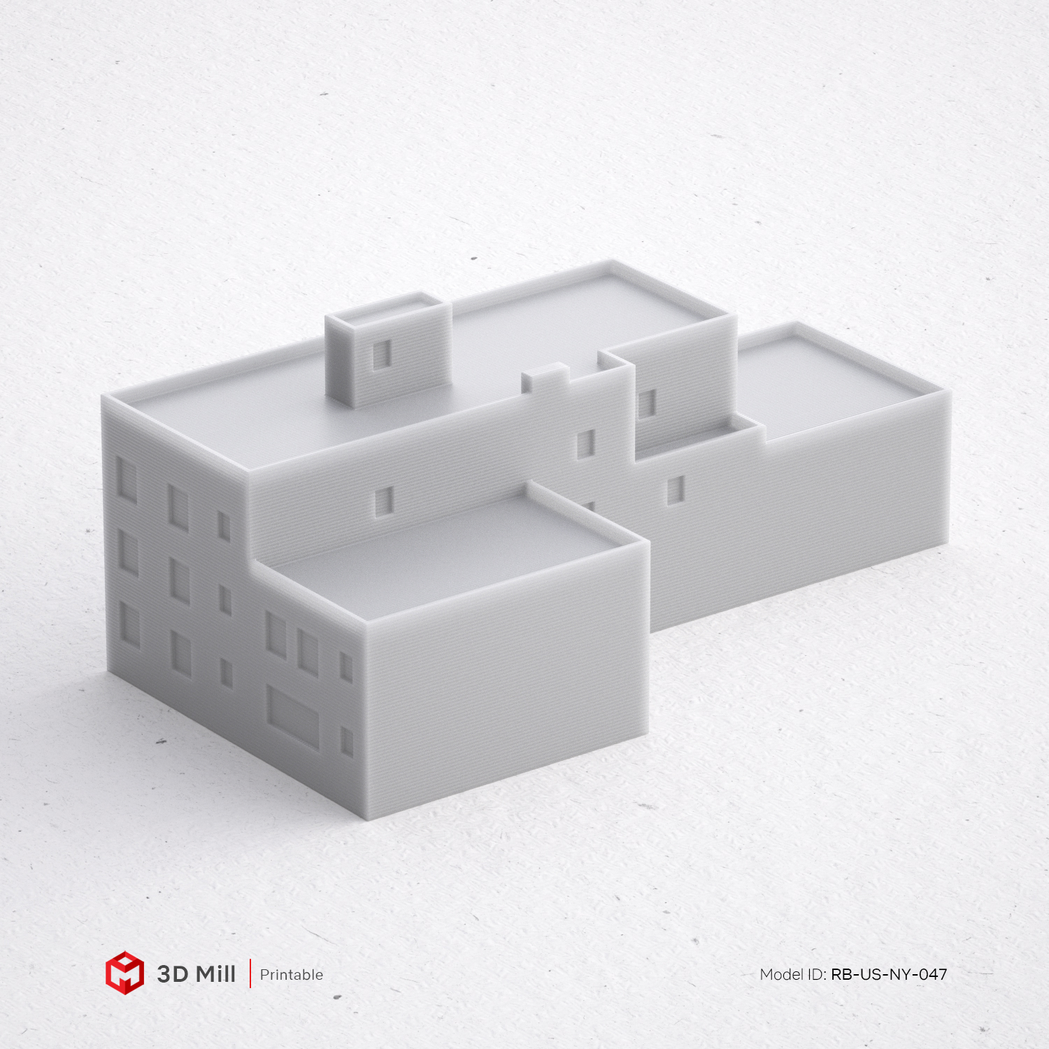 Free STL file 3D Print miniature building RB-US-NY-047・3D printable ...