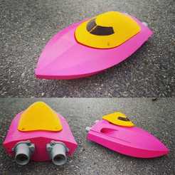 Download STL file Mini RC Jet Boat 200 • 3D printer model ・ Cults