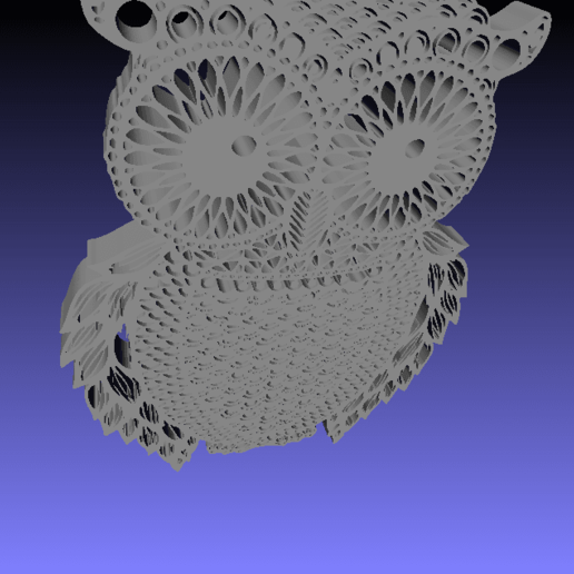 Download STL file OWL II (Owls) 2D • Model to 3D print ・ Cults