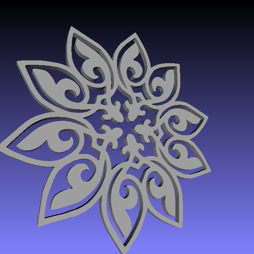 Download STL file ORNAMENT 2D • 3D printing model ・ Cults