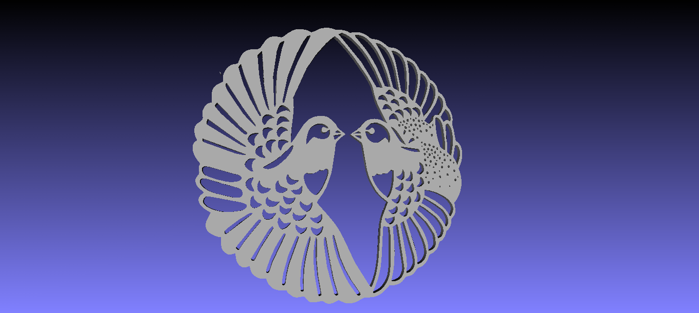 Download STL file 2D Birds • 3D print template ・ Cults
